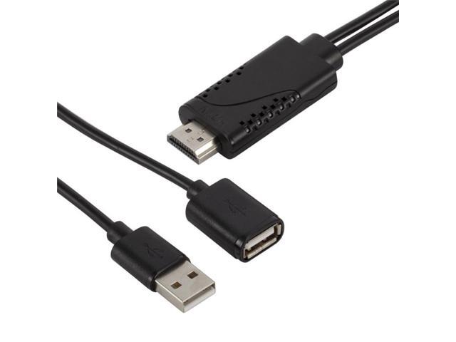 USB Female To HDMI-compatible Male 1080P HDTV TV Digital AV Adapter ...