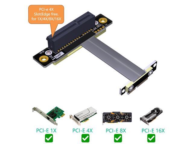 PCI Express PCIE Riser Card PCI-E 1x to 4x Riser Cable Graphics Card ...