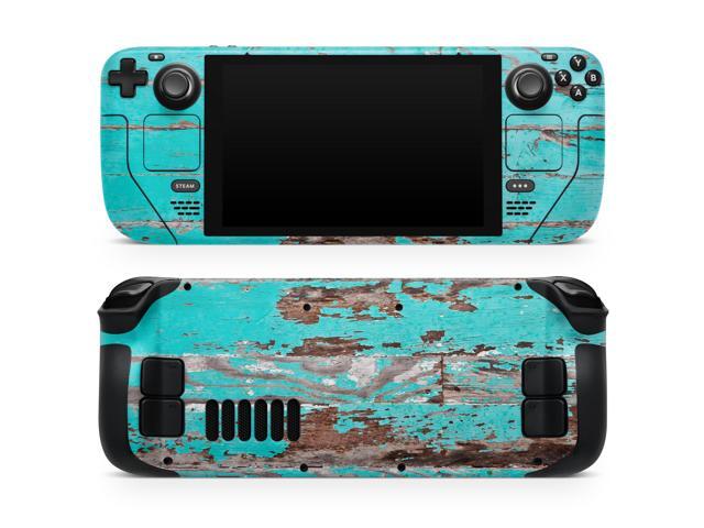 Turquoise Chipped Paint on Wood // Full-Body Skin Decal Wrap Cover for ...