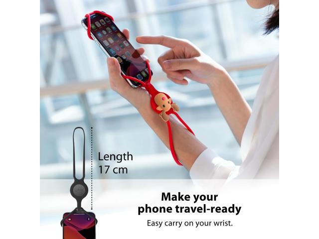 Bone Strap Phone Tie, Silicone Wrist Lanyard, Universal Cell Phone ...