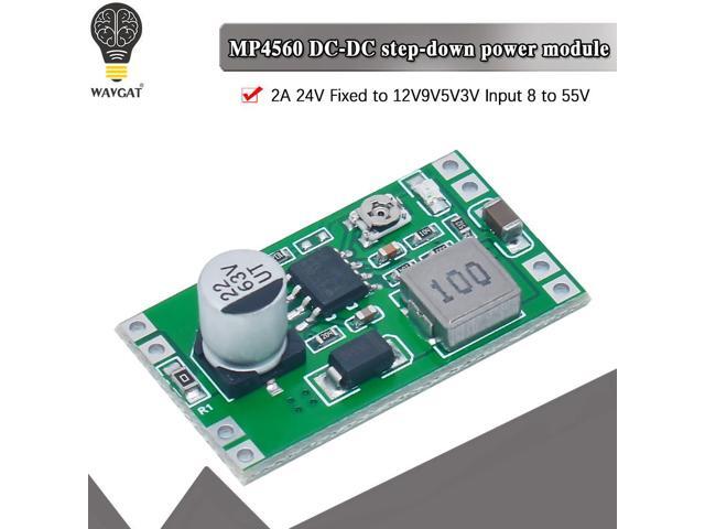 Regulador reductor MP4560 DC-DC de alta calidad, módulo de potencia de 2A, entrada de 6-55V a ...