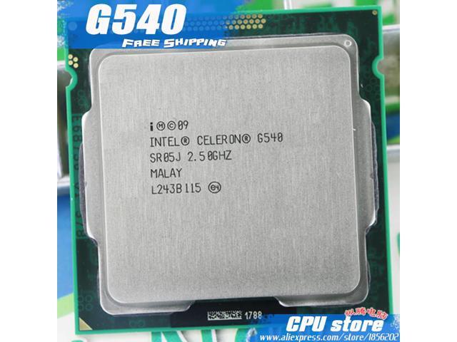 Intel Celeron G540 2M Cache 2.5 GHz L3=2M LGA 1155 TDP 65W desktop CPU ...