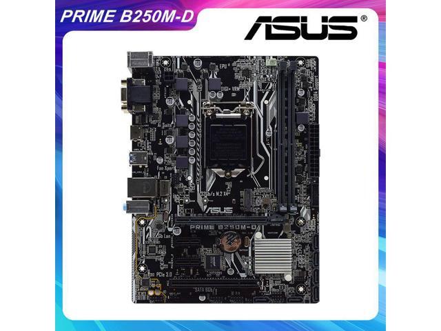 ASUS PRIME B250M-D LGA 1151 Intel B250 Gaming PC Motherboard DDR4 ...