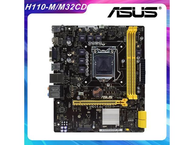 ASUS H110-M/M32CD/DP_MB Motherboard 1151 Motherboard DDR4 16GB RAM ...