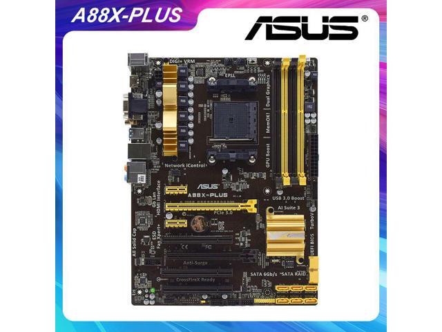 ASUS A88X-PLUS Socket FM2 AMD A88X Desktop PC Motherboard DDR3 64GB AMD ...