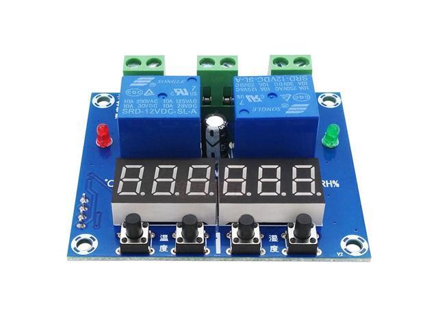 Xh-M452 Temperature And Humidity Control Module Digital Display Word High Precision Double ...