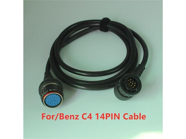 Truck cable for SD Connect Compact4 14PIN Cable for MB Star SD C4 OBD ...