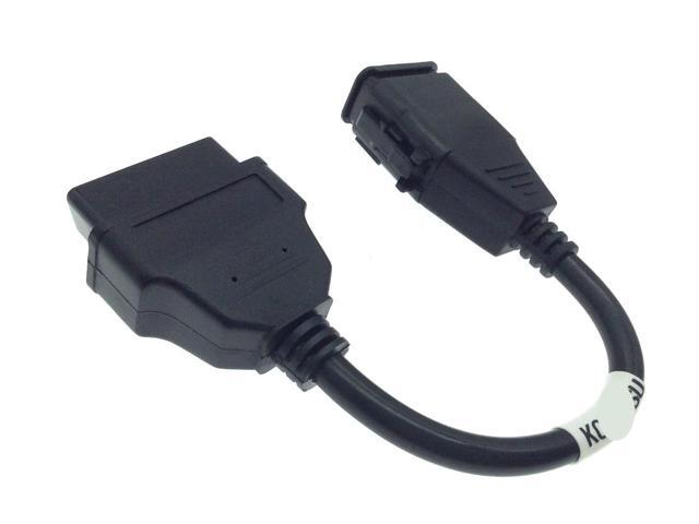 Cables for 12pin to OBDII OBD2 16pin for Komatsu for Cummins diagnostic ...