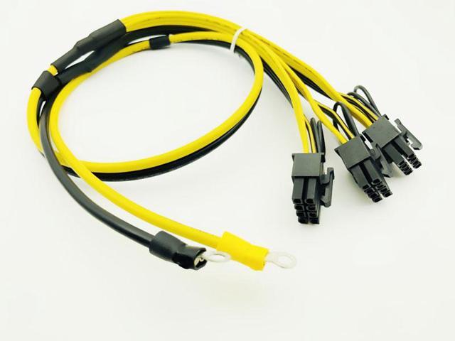 10PCS Power Supply Cable 8Pin Video Card Cables O Terminal to 8Pin ...