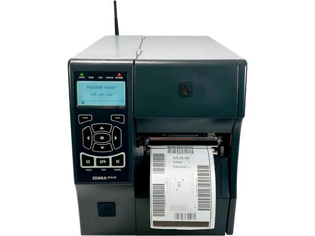 Ze bra ZT410 Industrial Thermal Transfer Label Printer 300 dpi BT WiFi ...