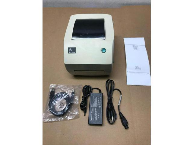Ze bra TLP 2844 Printer 2844-10400-0001 W/Adapter, USB & Power Cables ...