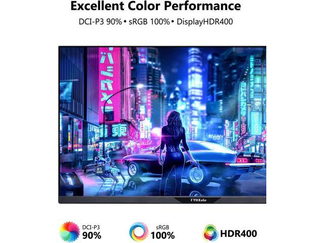 FYHXele 4K Gaming Monitor 144Hz 32inch, Fast UHD IPS Computer Monitor ...