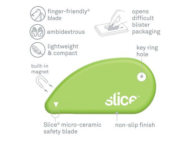 Slice 00200 Safety Cutters, Micro Ceramic Blade, Green - Newegg.com