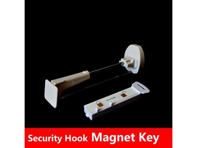 1pcs White Security Hook Magnet Key S3 Handkey Eas Magnetic Detacher ...