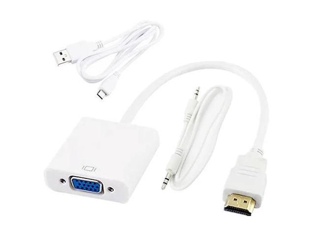 HDMI-compatible to VGA Cable HD Male to VGA Female RGB Analog VGA Video ...