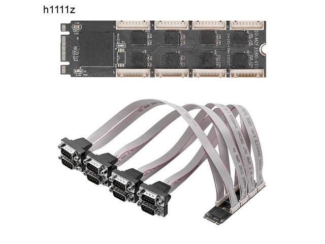 M.2 to 8 Port RS232 Serial Card M2 B+M Key to 8 Ports Serial RS232 ...