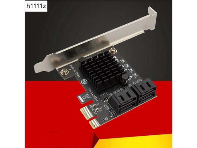 Chi a Mining Riser PCIe to 4 Port SATA 3.0 6Gb SSD Adapter PCI-e PCI ...