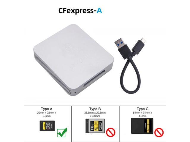 CFexpress Card Reader USB3.1 Gen 2 Type C 10Gbps CFE-B / CFE-A Card ...