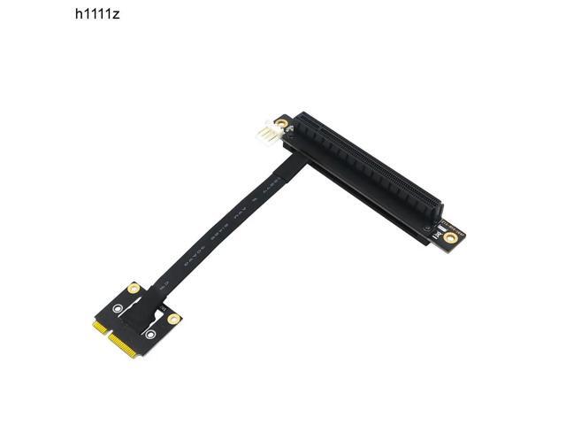 PCI-E Riser Converter 270 Degree Mini PCIe To PCI-E 16X Adapter Cable ...