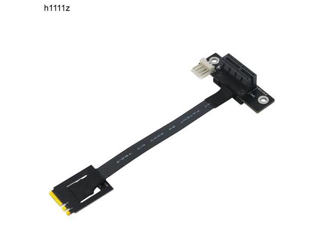 270 Degree M.2 NGFF Dual Key A-E To PCI-E 1X Adapter Convert Cable with ...