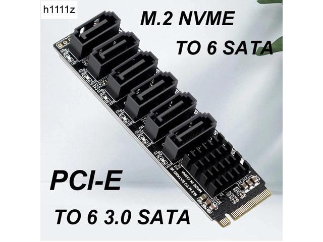 NVME to SATA Expansion Card M.2 to SATA Adapter M2 Connector Internal ...