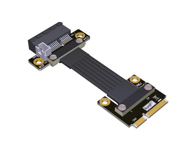 Mini PCI-E to PCIe 4.0 X16 X4 X1 Slot Extension Cable Wireless Network ...