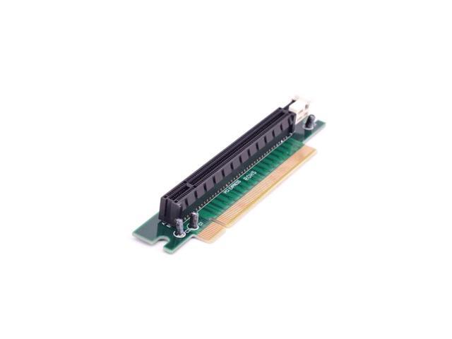 PCIE 16x To 16x slots Extension Riser card 90 degree PCI express Male ...