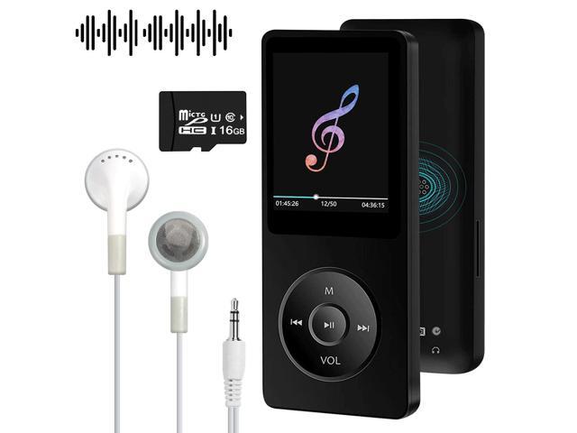 MP3/MP4 Player with 16GB TF Card, Bluetooth Music Player Build-in ...