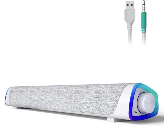 R30 Computer Speakers, USB Powered 3.5mm AUX Small PC Speakers ...