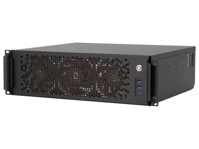 CX3150a | 3U Rackmount Gaming PC Case | 15" Deep | 3x 120mm Fan Mounts ...
