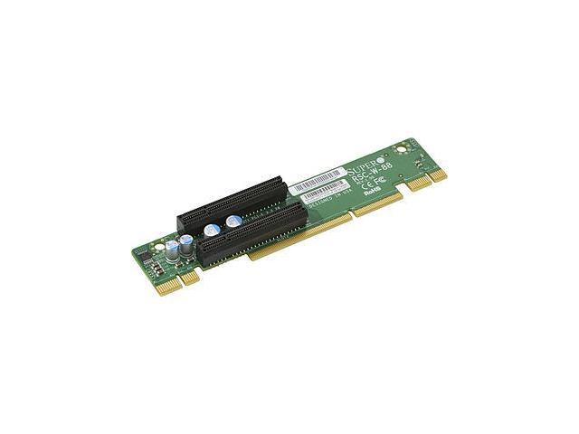 RSC-W-88 1U WIO Left-Side Passive Riser Card - 8x PCI-E X8 Signal And ...