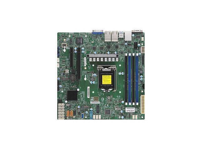 X11SCH-LN4F Motherboard Micro-ATX Single Socket LGA-1151 (Socket H4) Xeon E-2100/E-2200/Core I3 ...