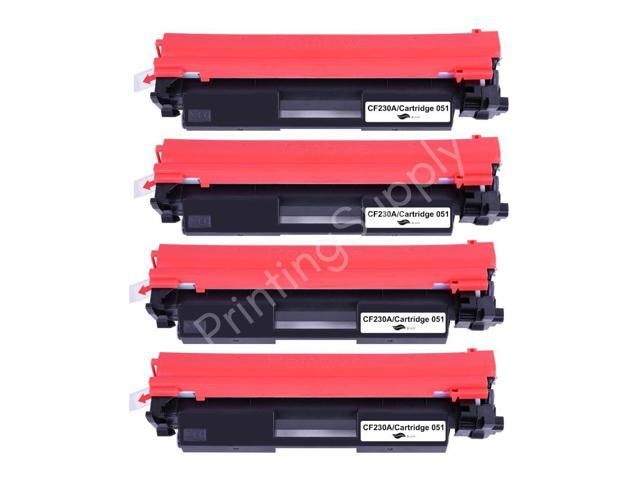 4 Pack New Toner Cartridge For HP 30A CF230A Compatible with HP ...