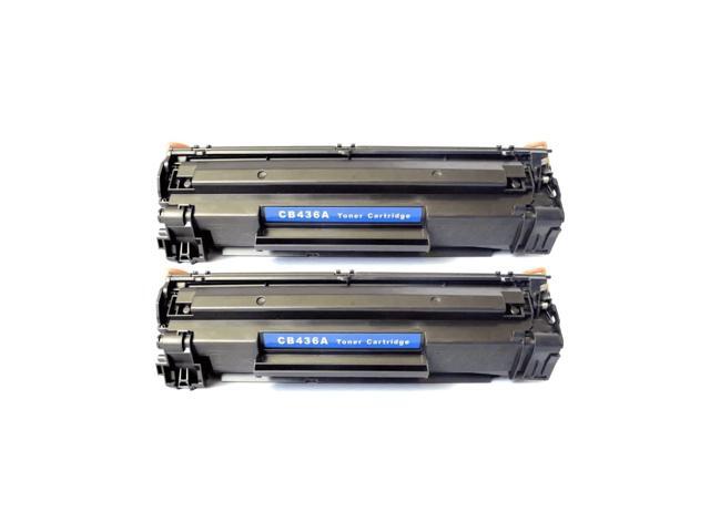 2 Pack New Toner Cartridge For HP 36A CB436A Compatible with HP ...