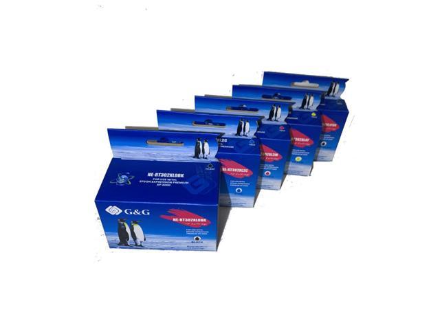 5 Pack High-Yield Black Photo-Black Cyan Magenta Yellow Ink Cartridge ...