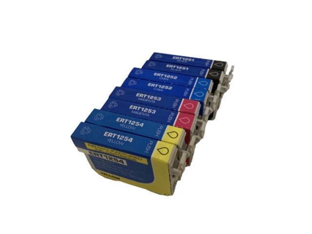 8 Pack Black Cyan Magenta Yellow Ink Cartridge For Epson 125 1251 ...