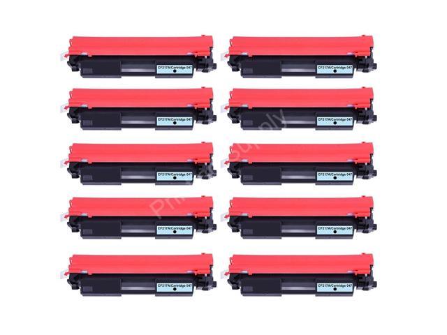 10-Pack Black Toner Cartridge (WITH CHIP) For Canon 047 Compatible With ...