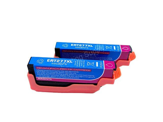 2 Pack High Yield Magenta Ink Cartridge For Epson 277XL Compatible with ...