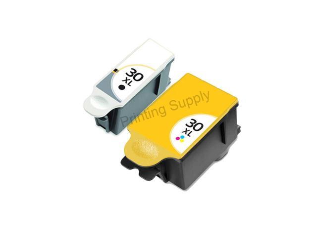 High Yield BK&Color Ink Cartridge For Kodak 30XL Compatible With ESP 3. ...