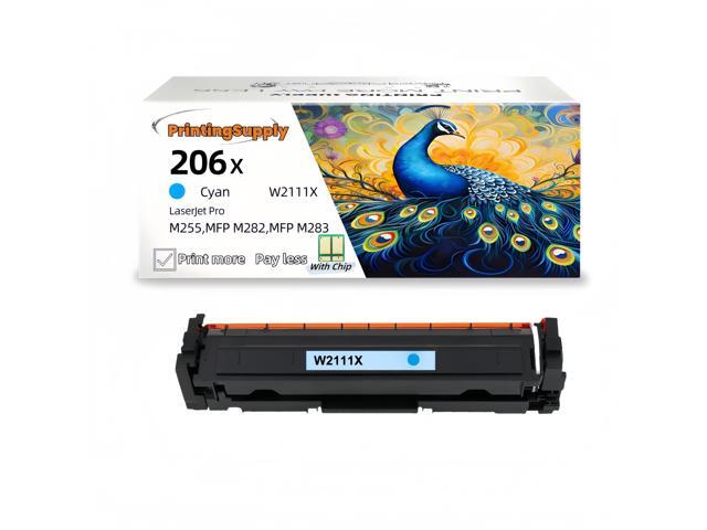 New High-Yield Cyan Toner Cartridge With Chip For HP 206X W2111X ...