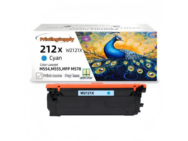 High-Yield Cyan Toner Cartridge (WITH CHIP) Compatible With HP W2121X ...