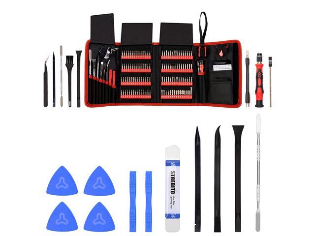 STREBITO Precision Screwdriver Set 142-Piece + 11-Piece Spudger Pry ...