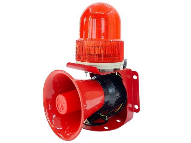 Industrial Siren Alarm 110db Volume Alarm Sound and Light Alarm Horn ...