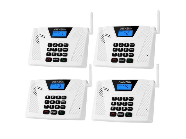 Intercoms Wireless for Home [Upgraded 2023] Hand Free 5300 Feet Range Intercom Real Time, Two ...