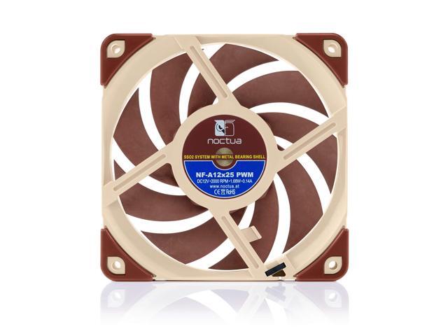 Noctua 240mm AIO Upgrade Bundle (2X NF-A12x25 PWM 120mm Fans Plus 1x NT ...