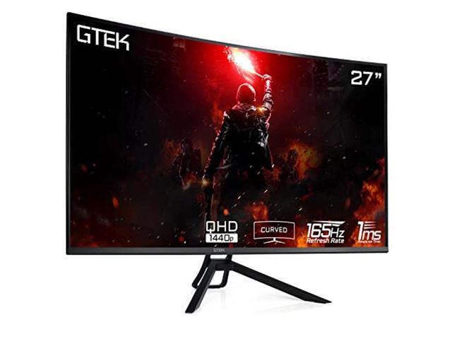 GTek 165Hz 2K Gaming Monitor, 27 Inch Frameless Display QHD 2560 x ...