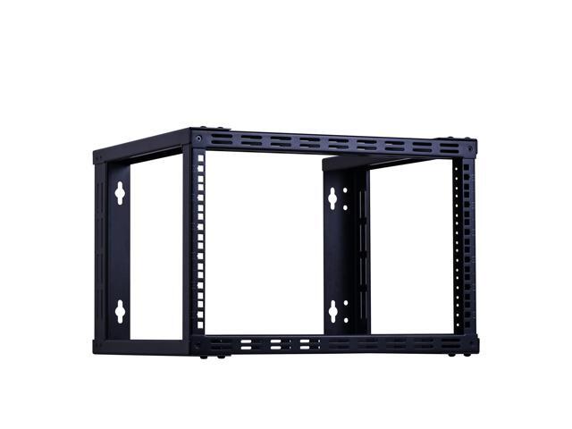 RackPath 6U Wall Mount Rack Open Frame 19in Server Equipment Rack Heavy ...
