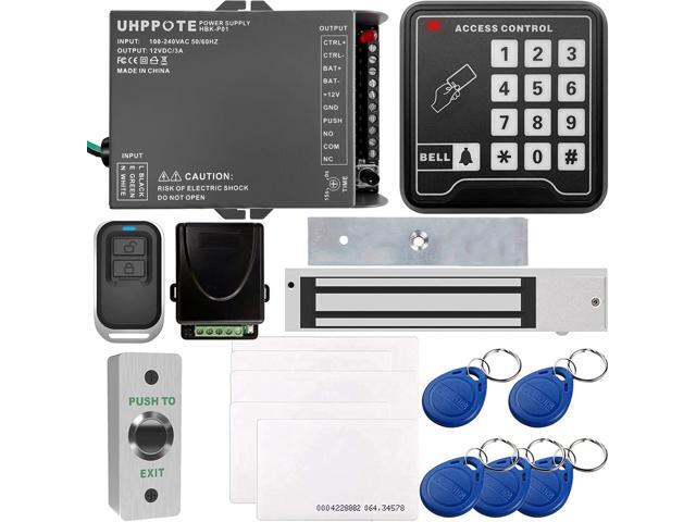 UHPPOTE Full Complete 125KHz RFID Card Outswinging Door Access Control Kit Including 600lbs ...