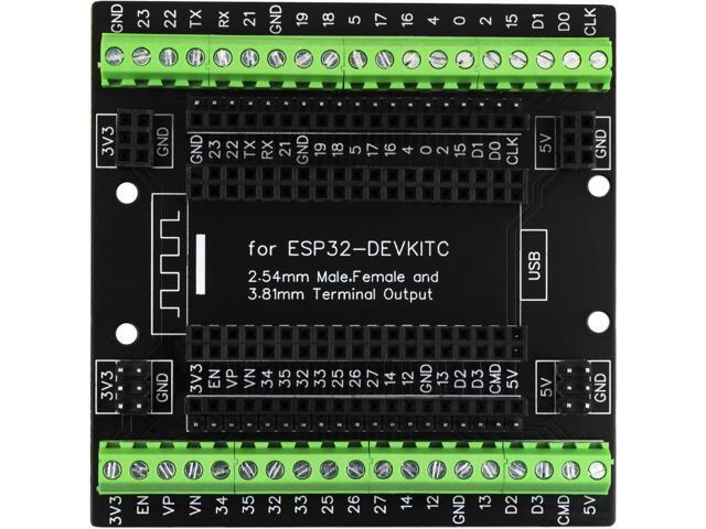 for ESP32 Super Breakout Board 3.81mm / 0.15" Terminal Blocks GPIO ...