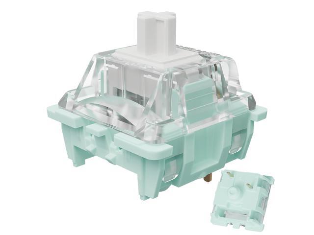 Gateron Jade Series Pre-Lubed Linear White Keyboard Switch,3-Pin 38gf ...